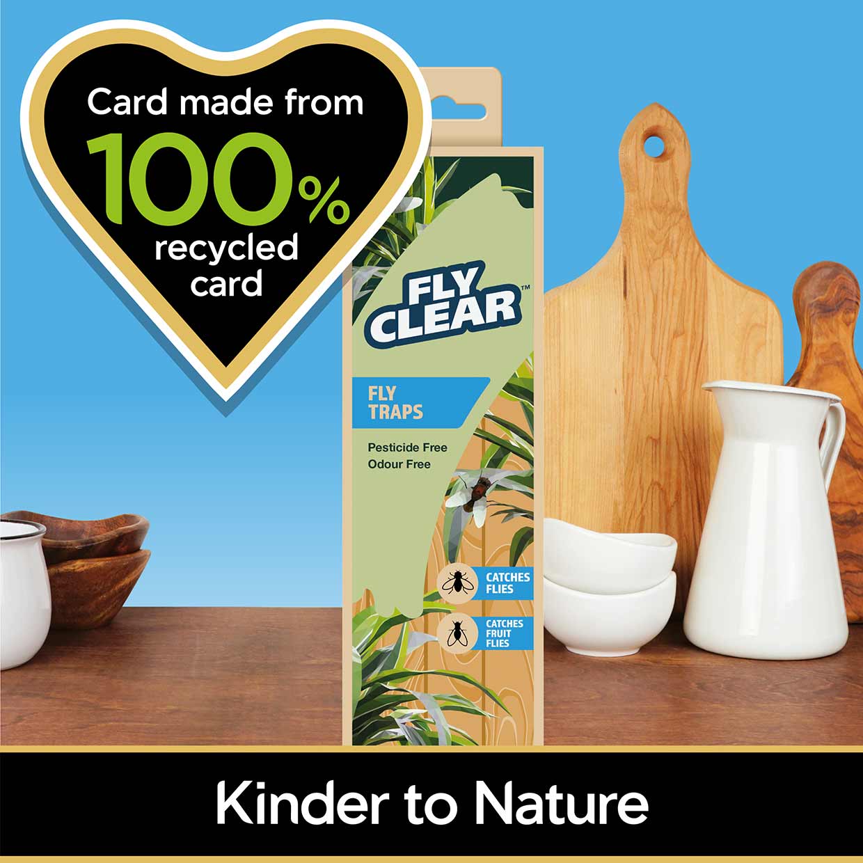 FlyClear™ Fly Traps 4 traps