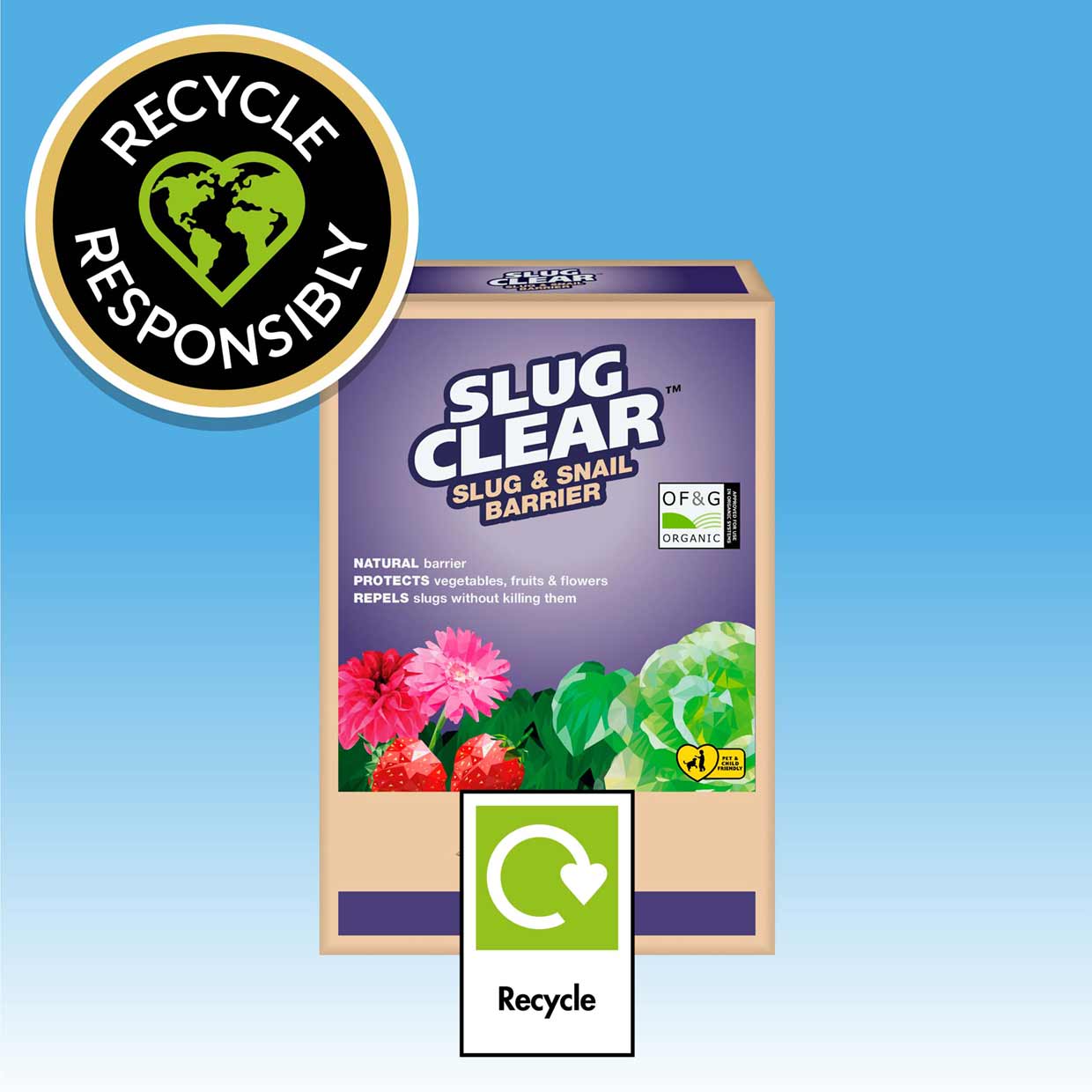 SlugClear™ Slug & Snail Barrier 2.5kg