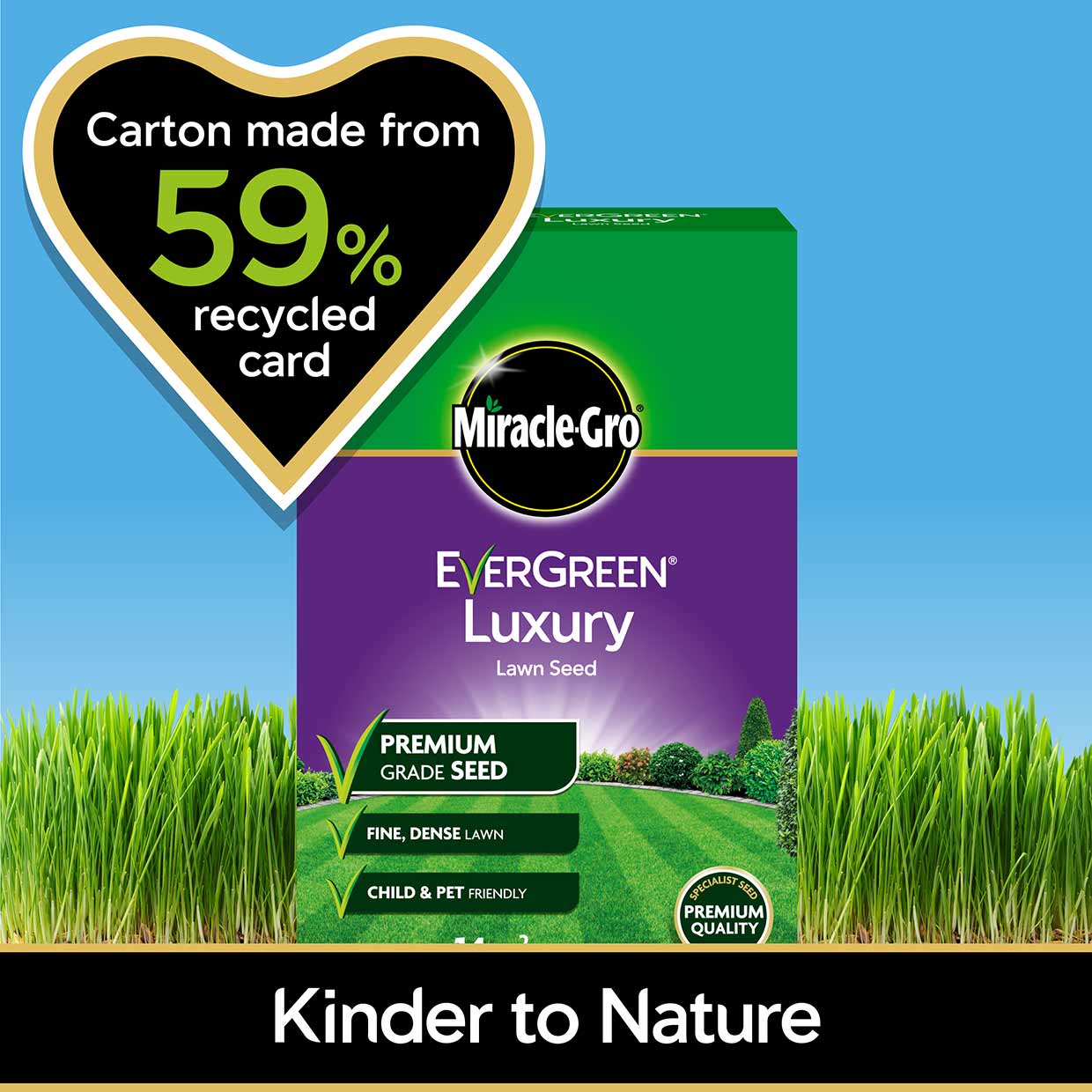 Miracle-Gro® EverGreen® Luxury Lawn Seed 420g