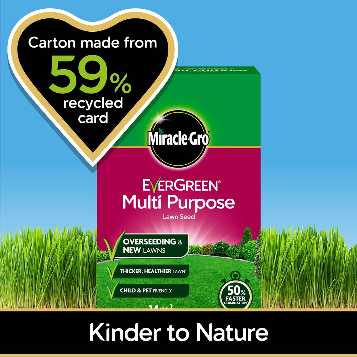 Miracle-Gro® EverGreen® Multi Purpose Lawn Seed 1.6kg