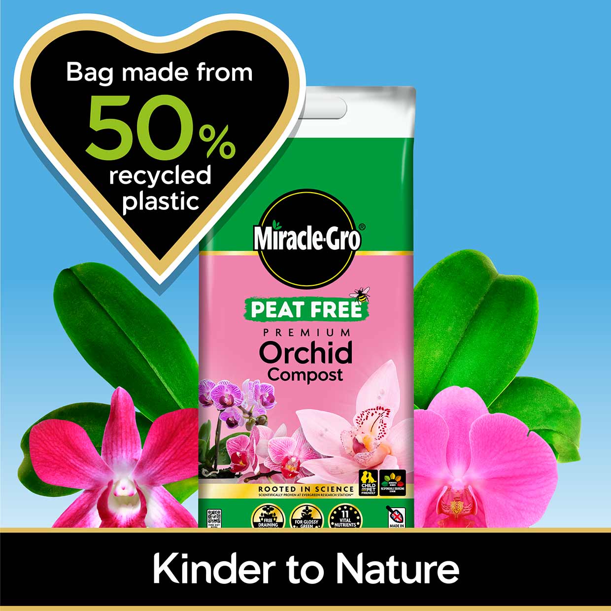 Miracle-Gro® Peat Free Premium Orchid Compost 10 litres