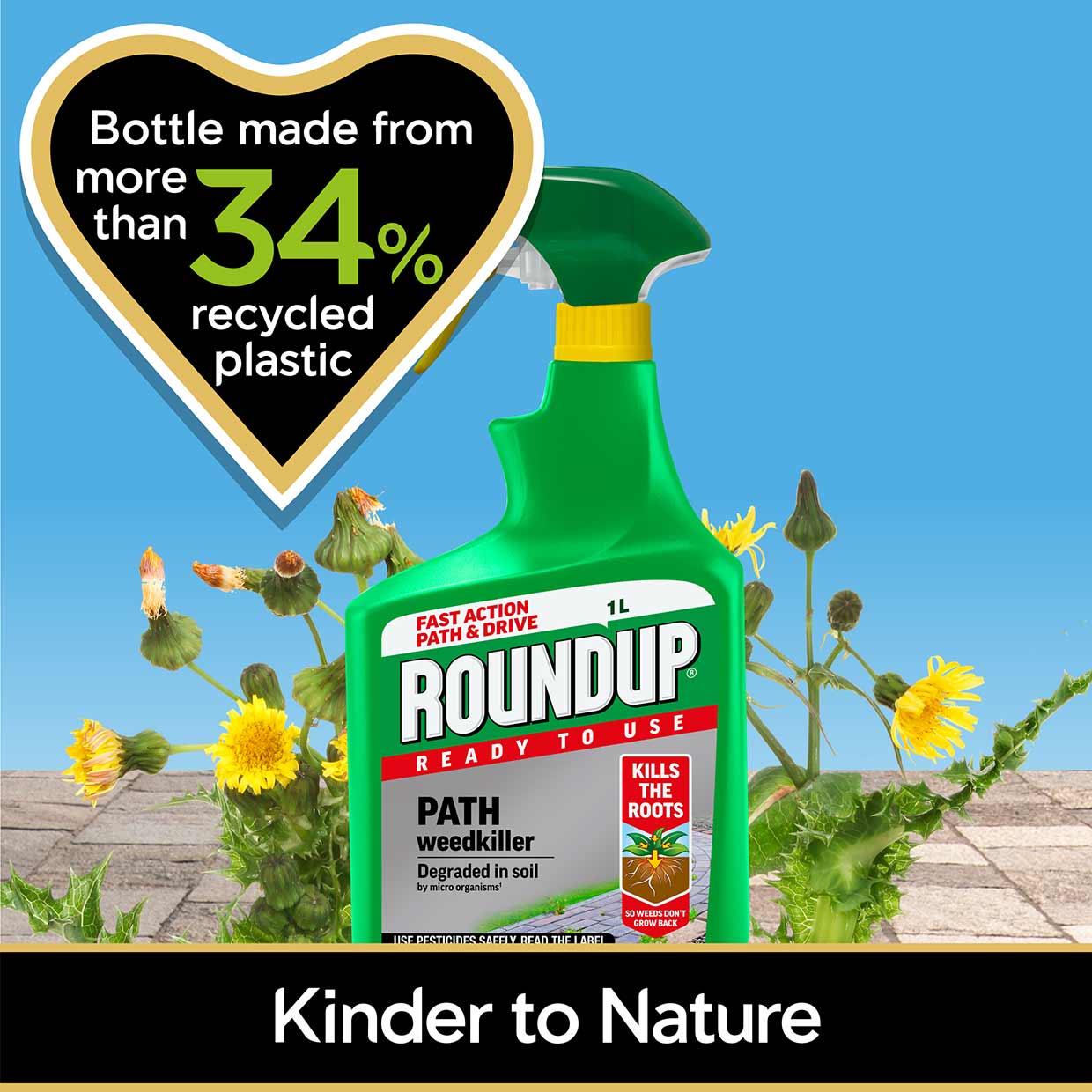 Roundup® Ready to Use Path Weedkiller 1 litre