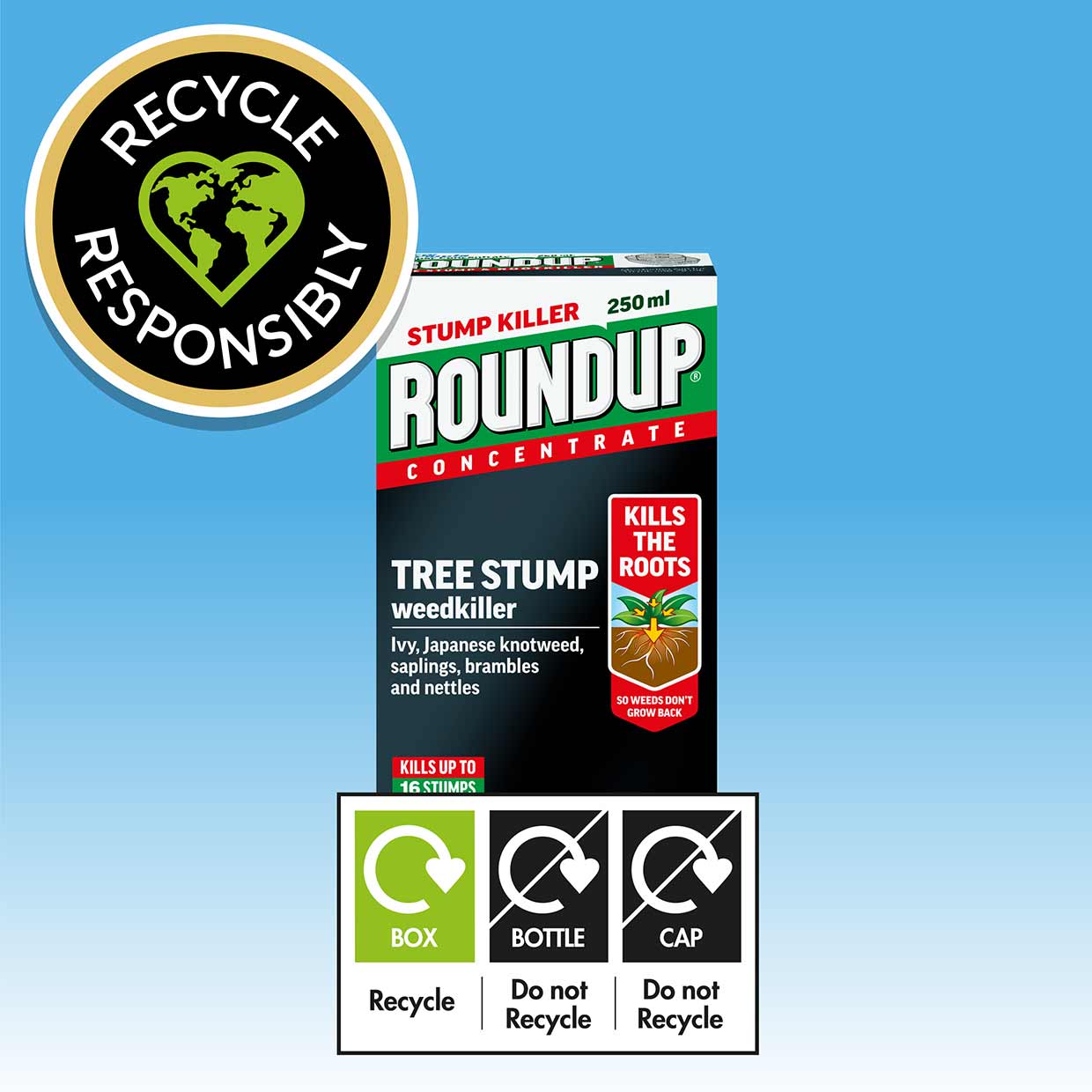 Roundup® Tree Stump Weedkiller 250ml