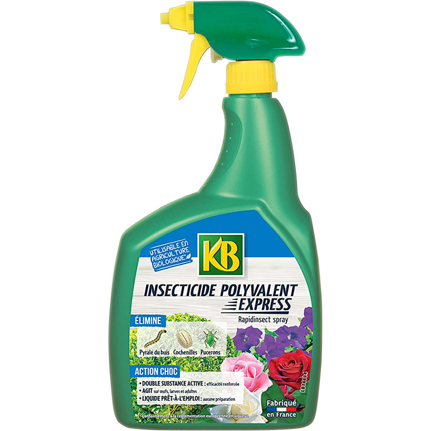 KB Insecticide ultra polyvalent prêt à l'emploi, 750 ml | La Pause Jardin