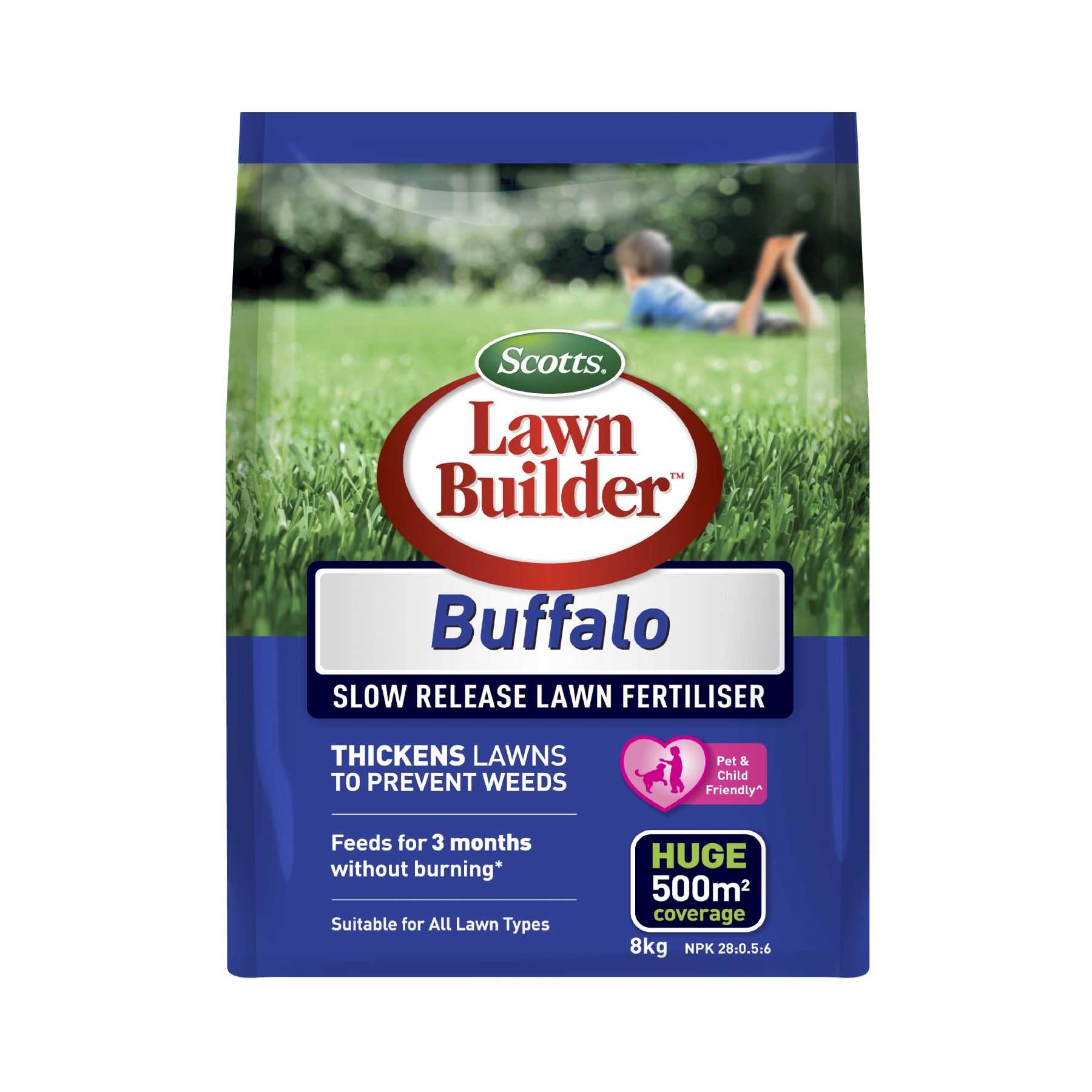 Scotts Lawn Builder™ Buffalo Slow-Release Lawn Fertiliser , 4KG | Love ...