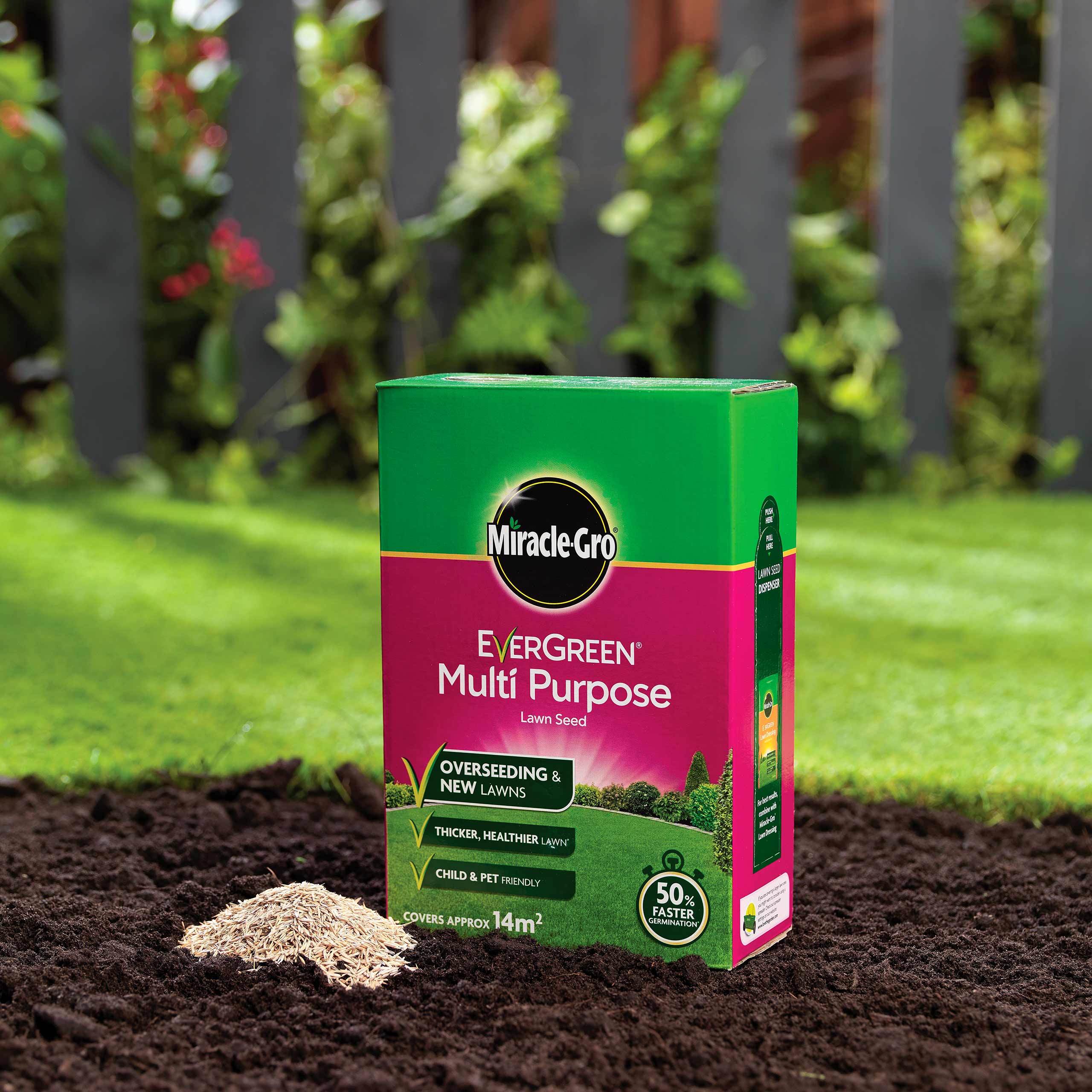 Miracle-Gro® EverGreen® Multi Purpose Lawn Seed 1.6kg