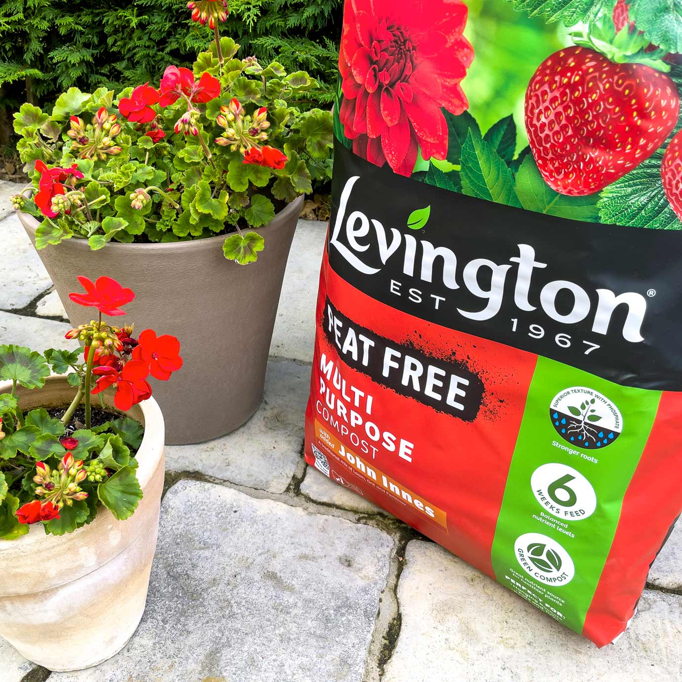Levington® Peat Free Multi Purpose Compost with added John Innes 50 litres