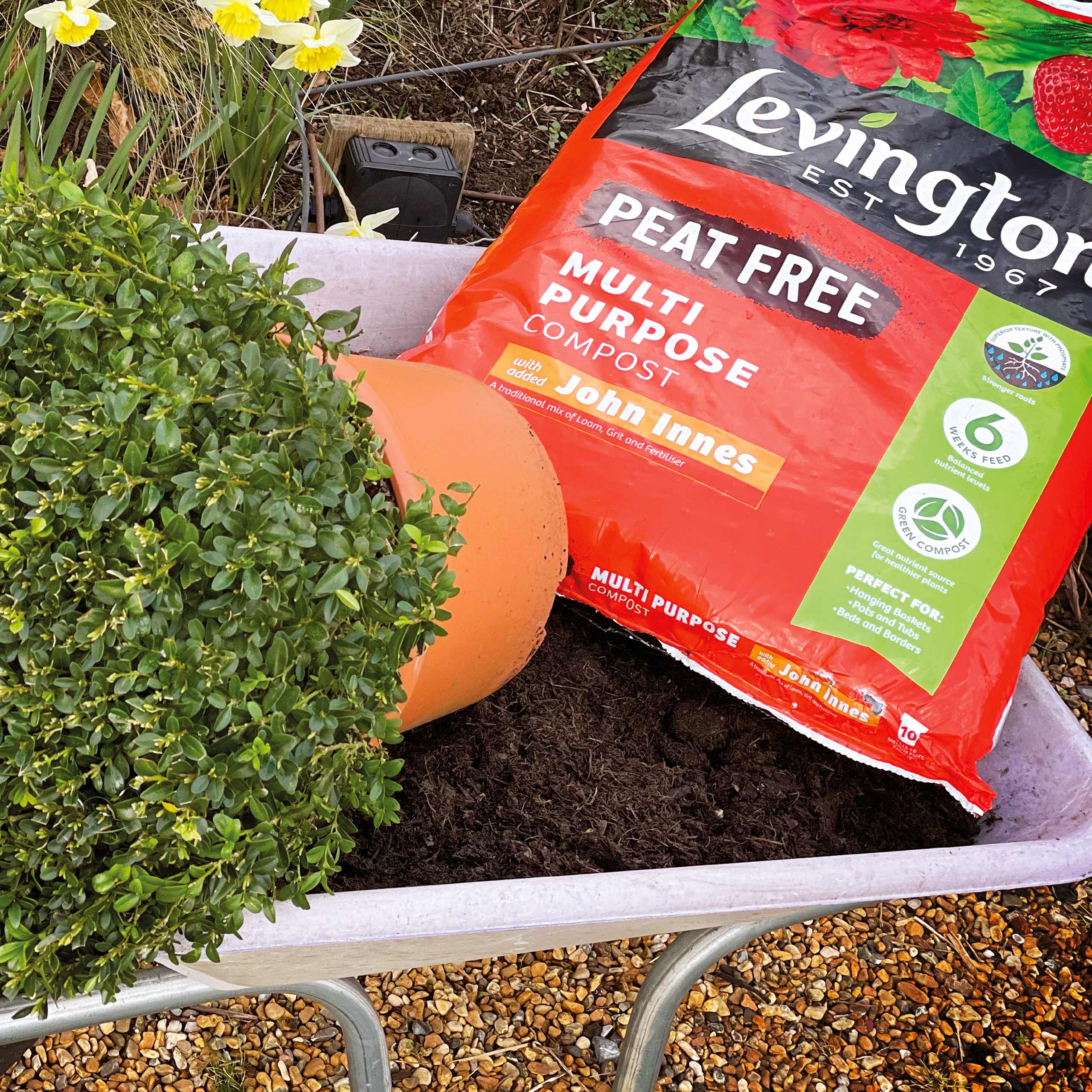 Levington® Peat Free Multi Purpose Compost with added John Innes 50 litres