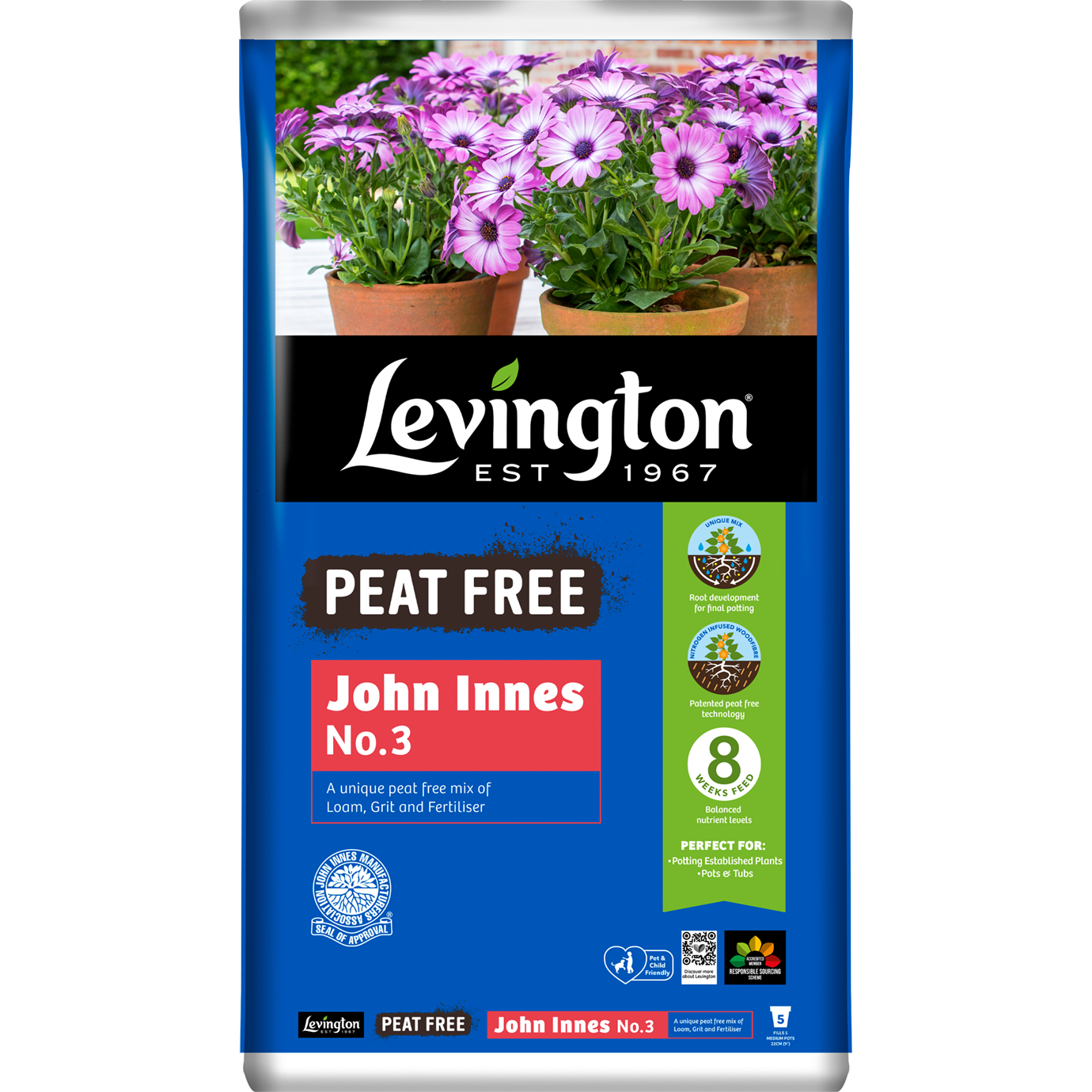 Levington® Peat Free John Innes No.1 25 litres