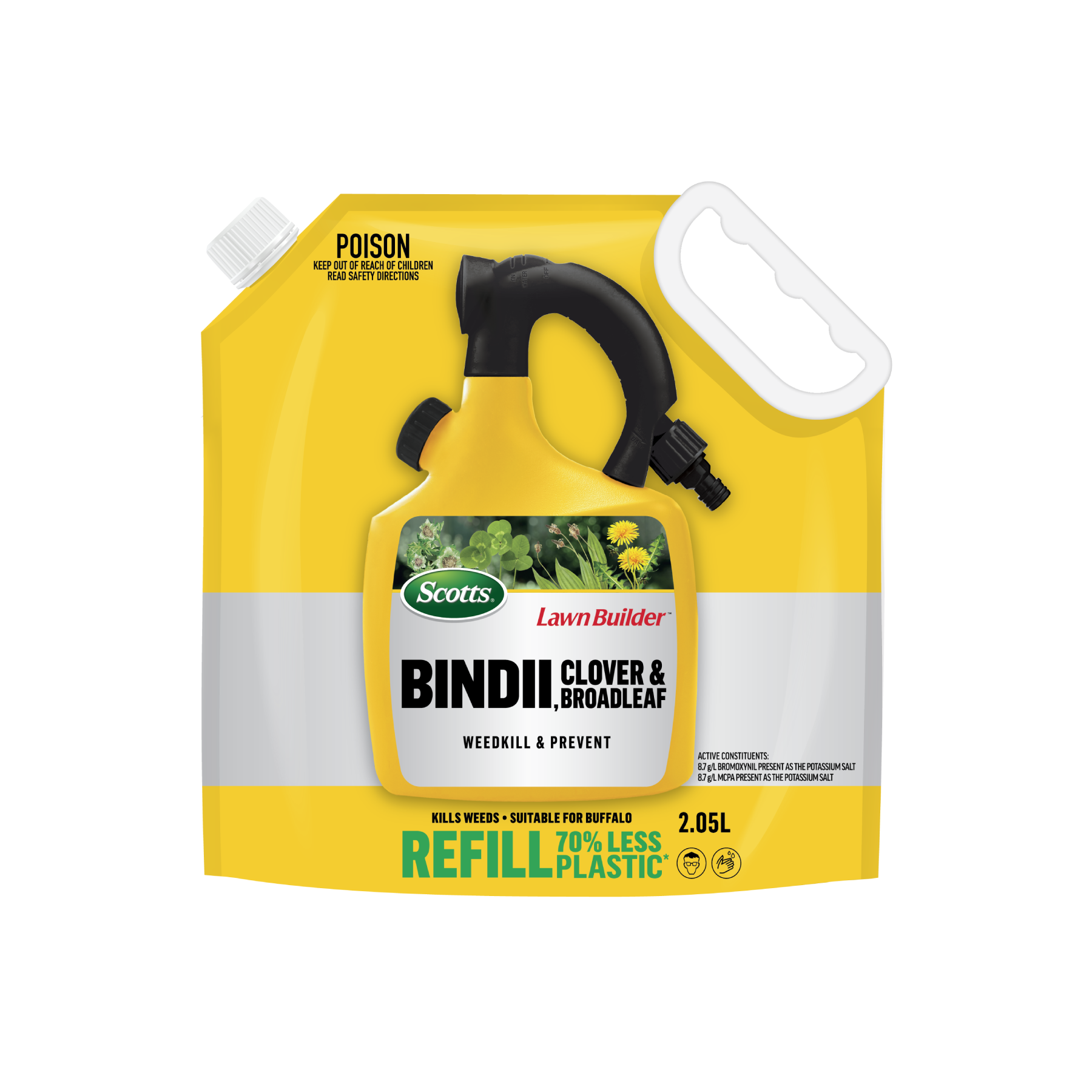 Scotts Lawn Builder Bindii Weedkiller Refillable Bottle, | Love The Garden