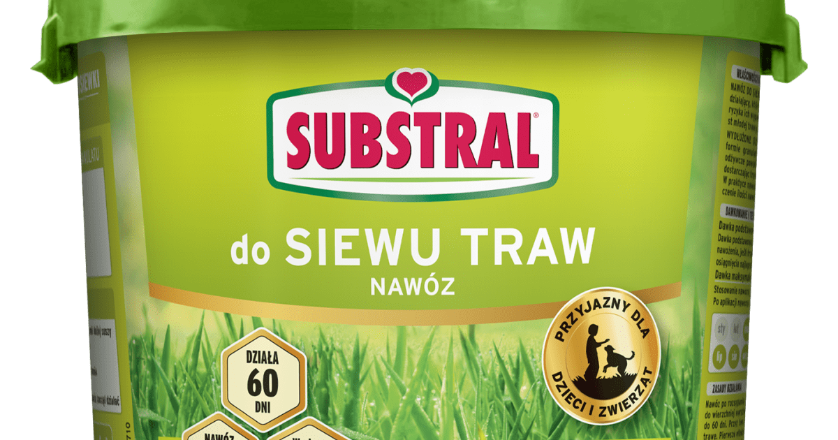 SUBSTRAL Nawóz 60 Dni do Siewu Traw, 5 kg | Love The Garden