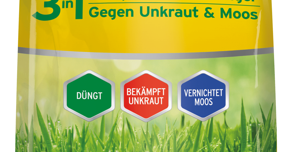 SUBSTRAL® 3in1 Komplett-Rasendünger gegen Unkraut & Moos, 14 kg | Liebe ...