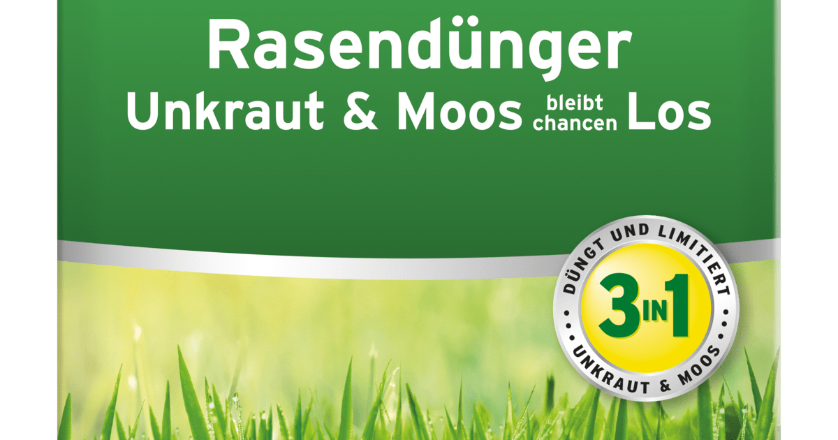 SUBSTRAL® Rasendünger Unkraut & Moos bleibt chancenLOS, 4 kg | Liebe ...