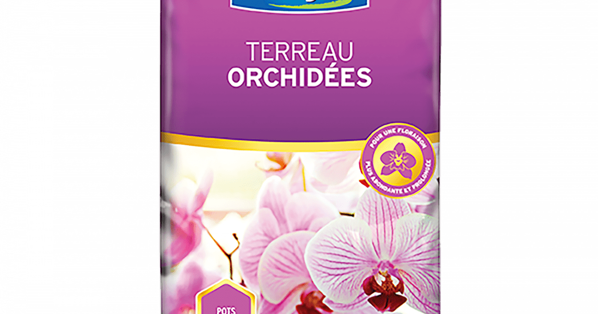 Fertiligène Terreau orchidées, 6 L | La Pause Jardin