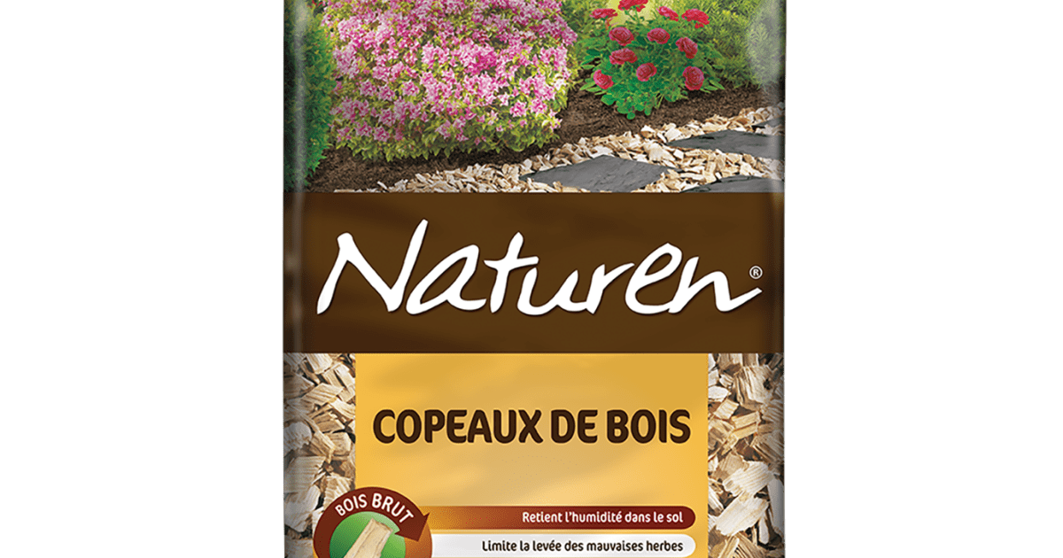 Naturen® Copeaux de bois non colorés, 40L | La Pause Jardin
