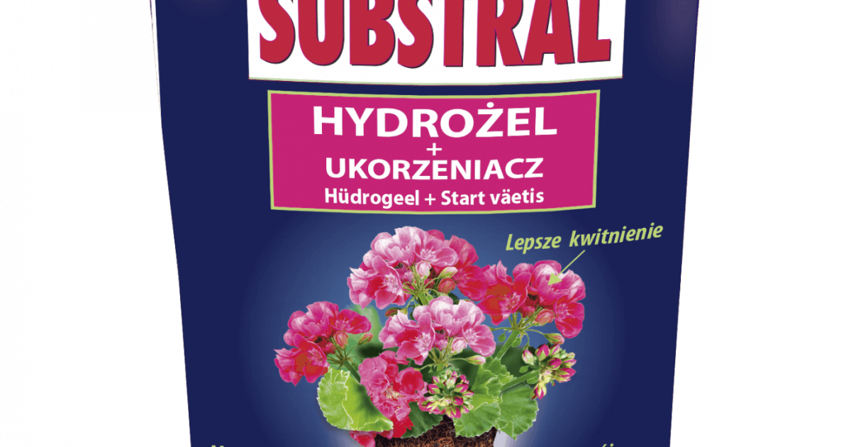 SUBSTRAL Hydrożel + Ukorzeniacz do Kwiatów Balkonowych, 100g | Love The Garden