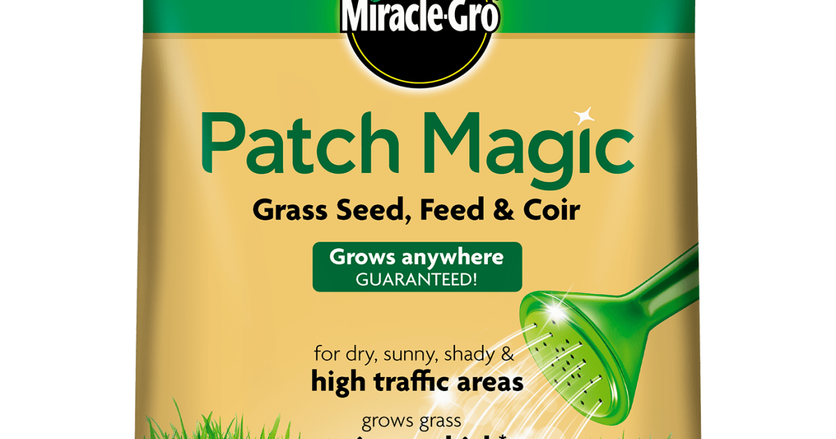 Miracle-Gro® Patch Magic® Grass Seed, Feed & Coir 1.5kg
