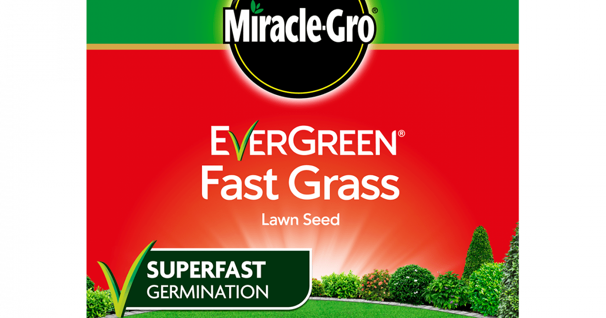 Miracle-Gro® EverGreen® Fast Grass Lawn Seed 1.6kg