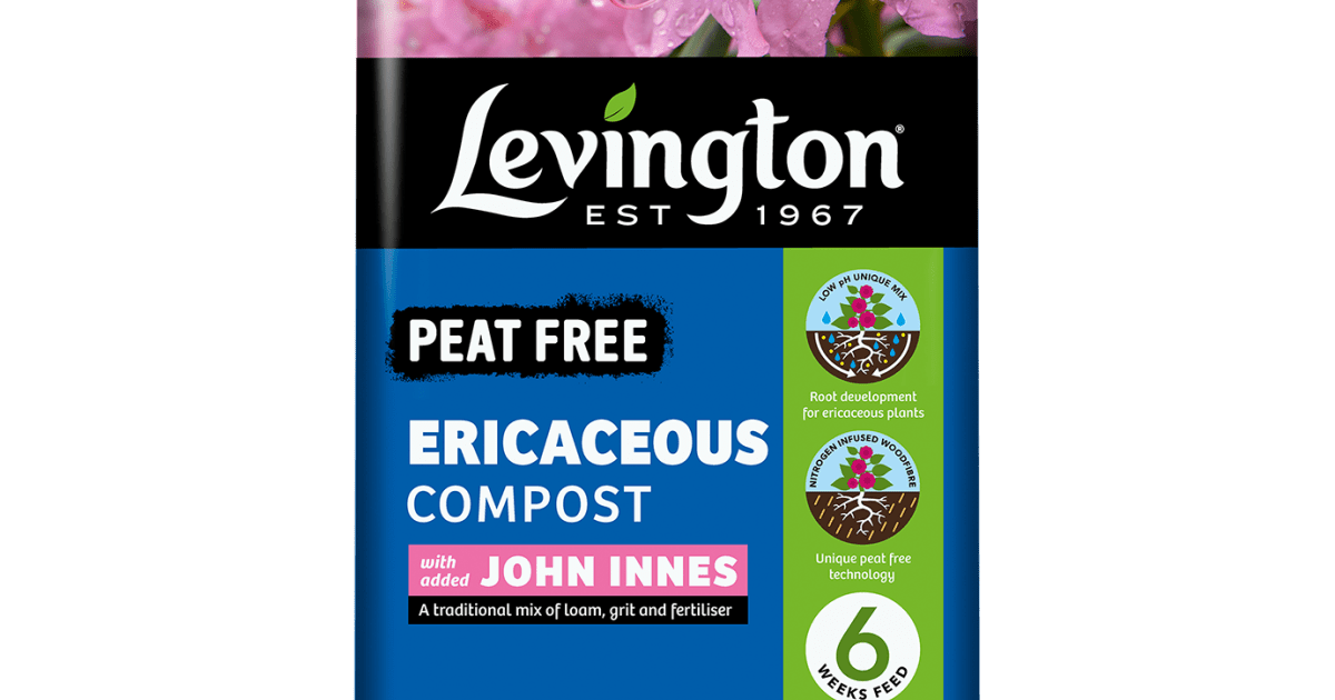Levington® Peat Free Ericaceous Compost with added John Innes 25 litres