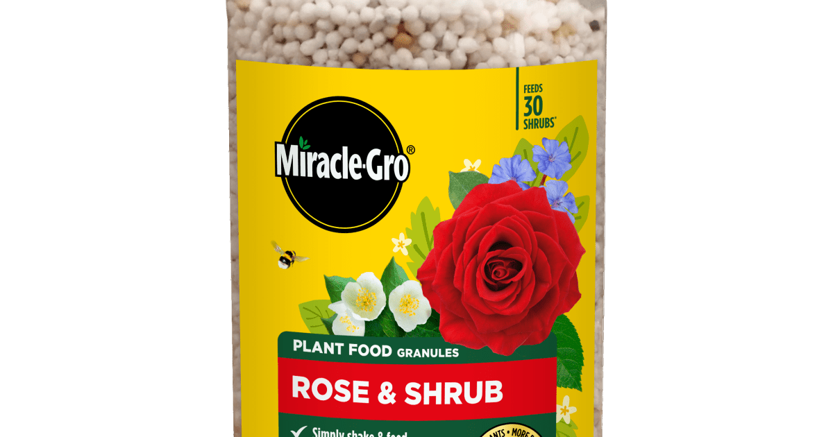Miracle-Gro® Plant Food Granules - Rose & Shrub 900g