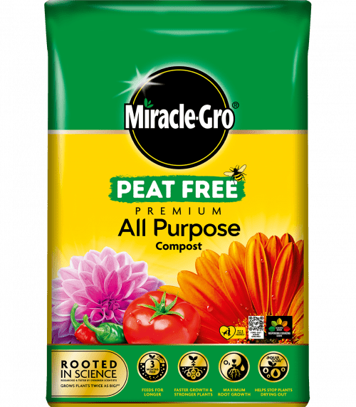 Miracle-Gro® Peat Free Premium All Purpose Compost 40 litres
