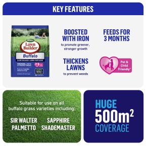 Scotts Lawn Builder™ Buffalo Slow Release Lawn Fertiliser, 8KG | Love ...